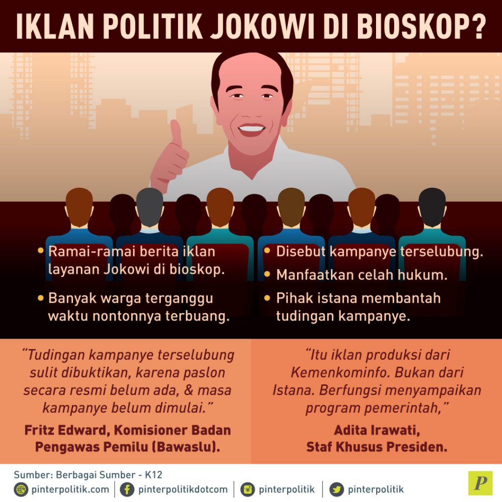 Bioskop, Political Advertising Jokowi - PinterPolitik.com