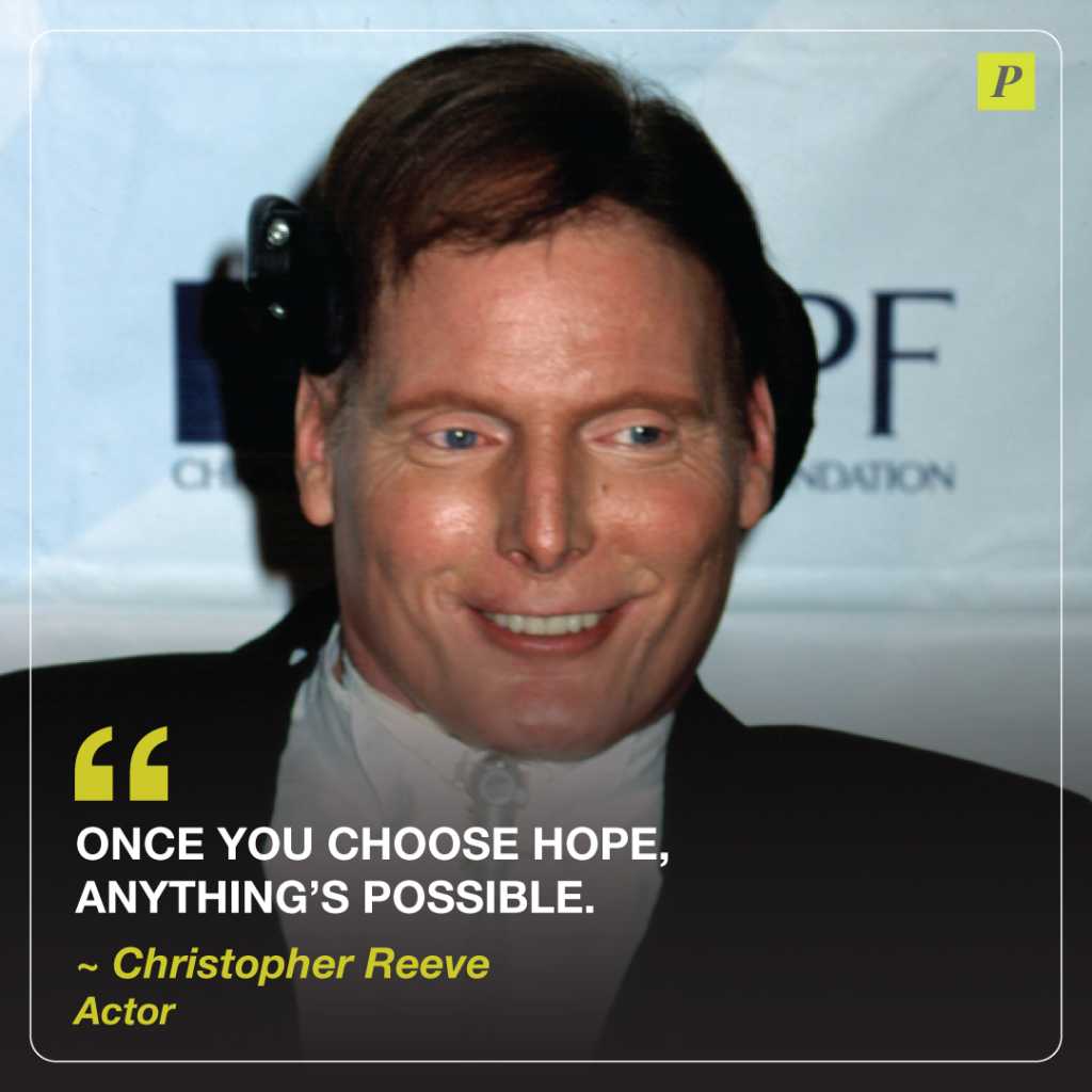 Quote Of The Day : Christopher Reeve - PinterPolitik.com