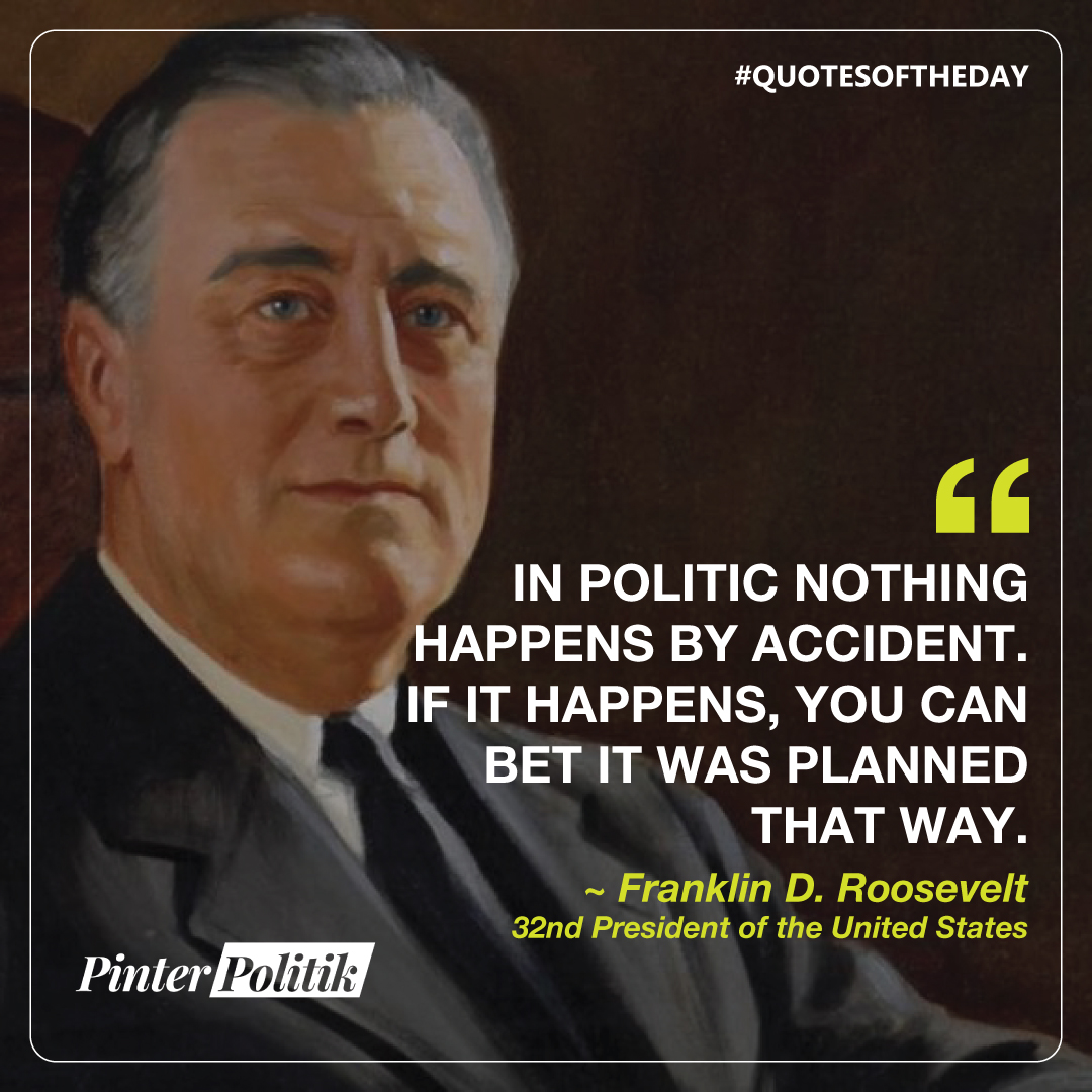 Quote Of The Day : Franklin D. Roosevelt - PinterPolitik.com