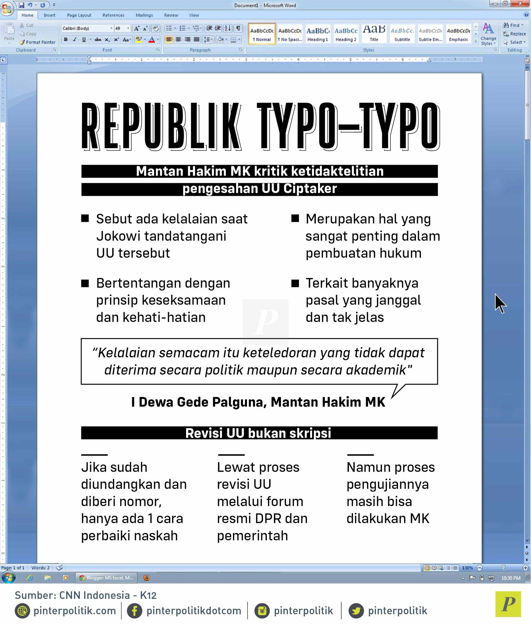 Republik Typo-Typo - PinterPolitik.com