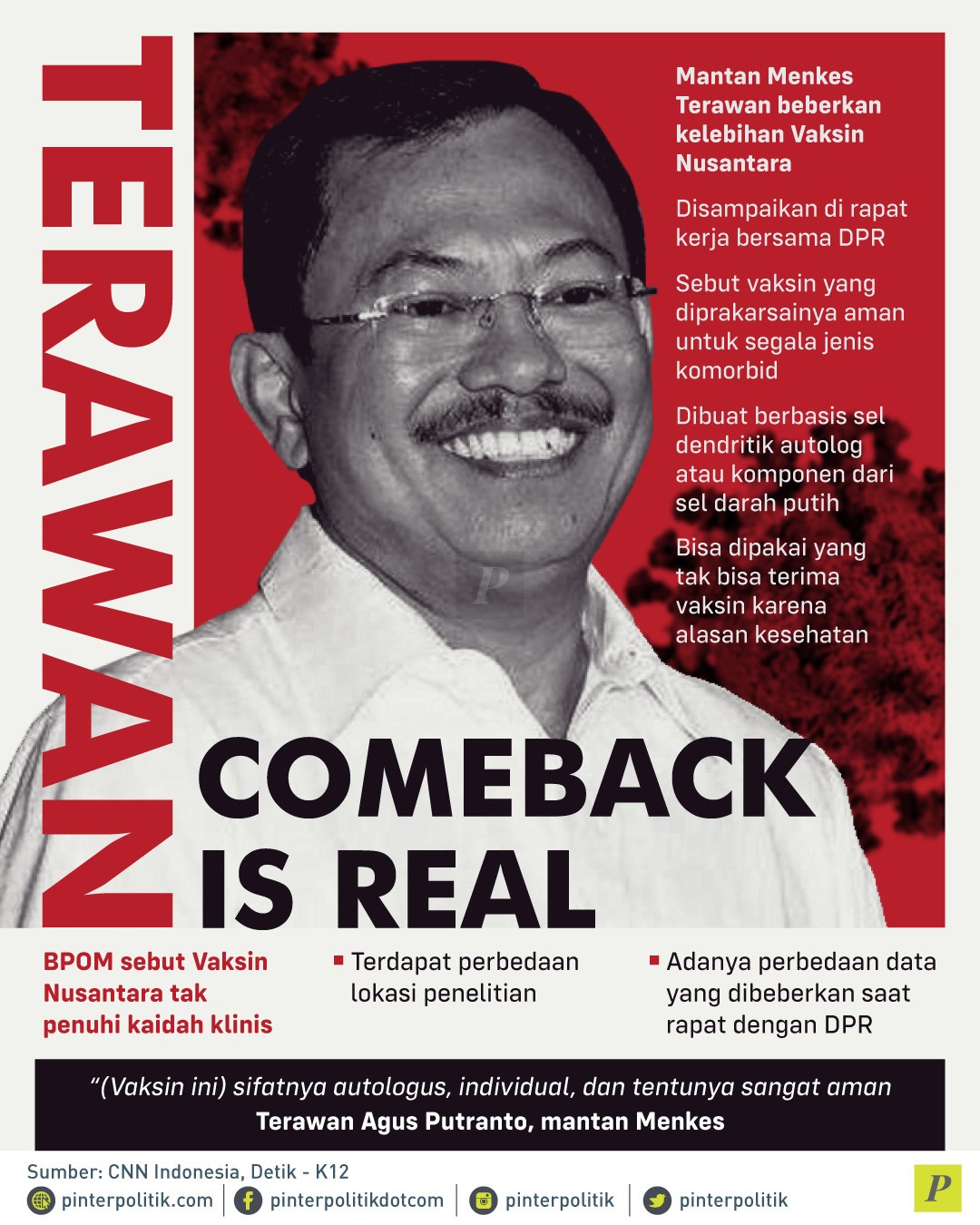 Terawan: Comeback Is Real - PinterPolitik.com
