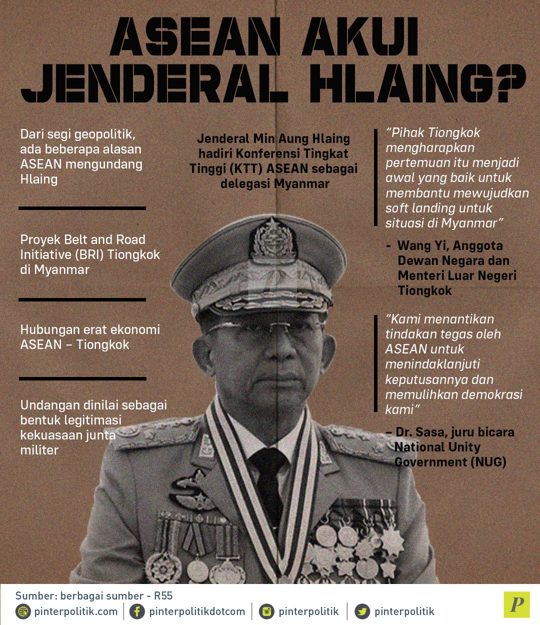 ASEAN Akui Jenderal Hlaing?