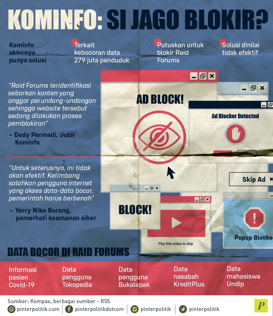 Kominfo: Si Jago Blokir?