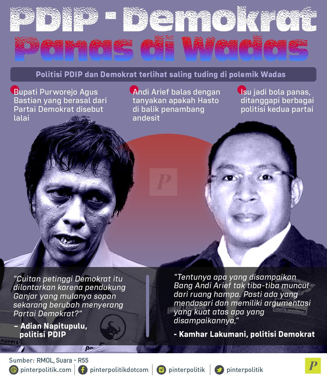 PDIP-Demokrat Panas di Wadas