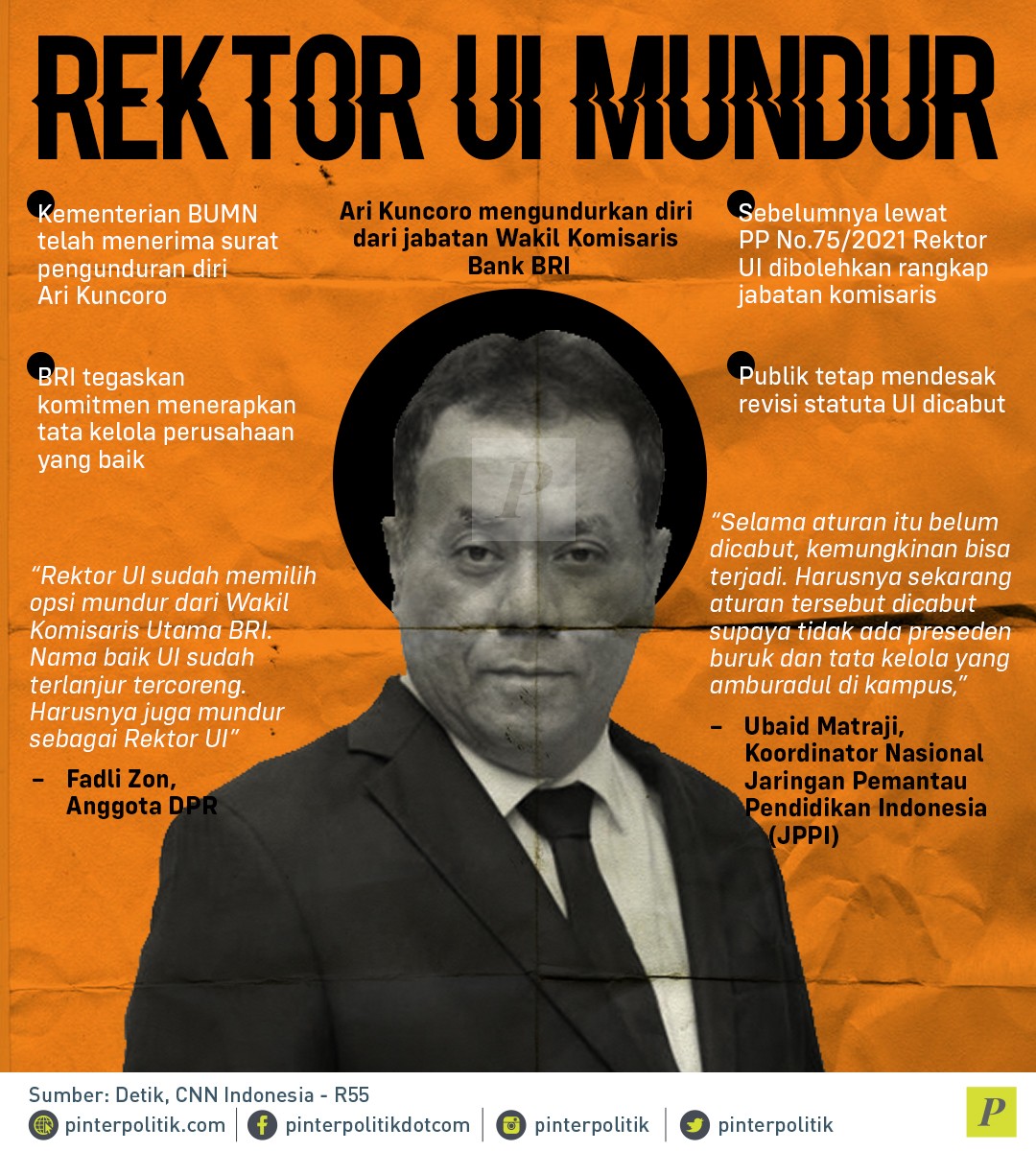 Rektor UI Mundur