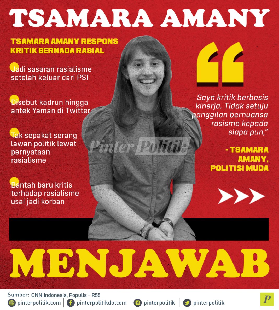 Tsamara Amany Menjawab