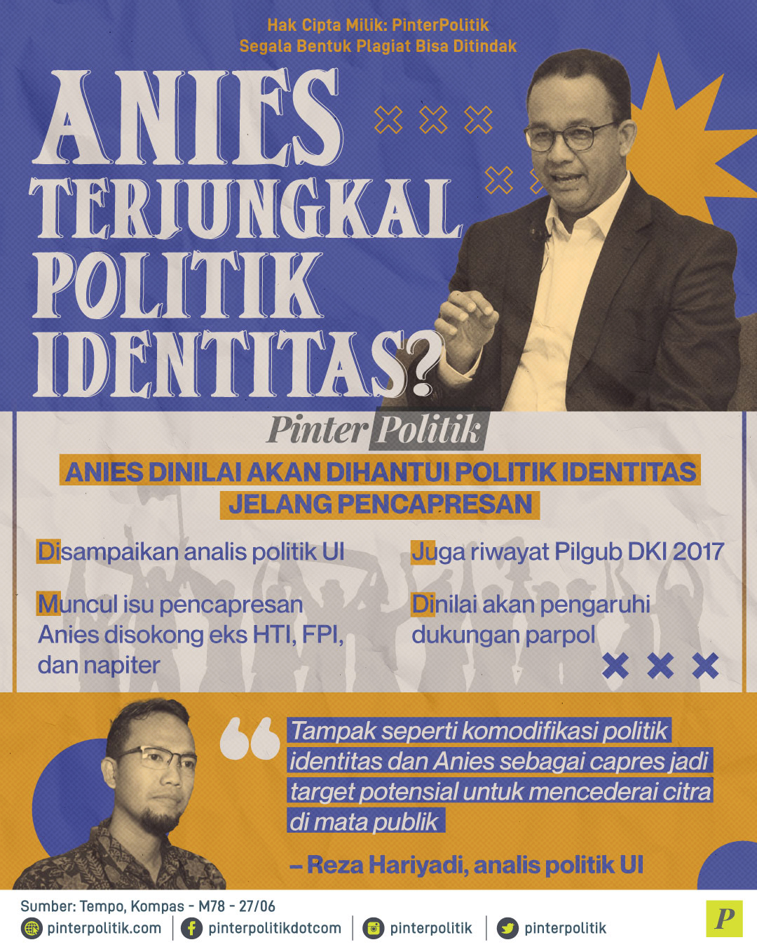 Anies Terjungkal Politik Identitas?