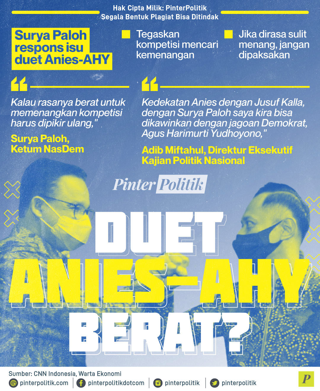 Duet Anies-AHY Berat?