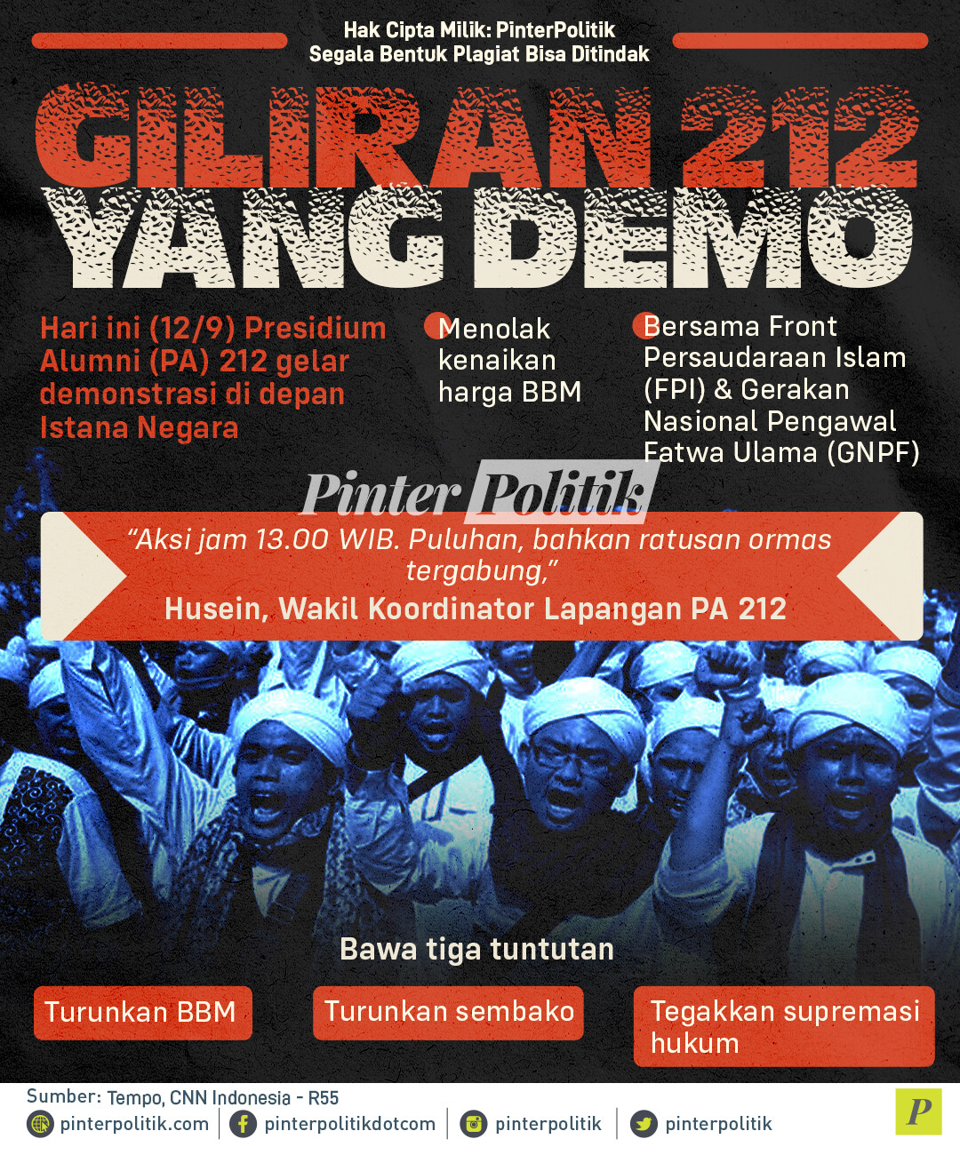 Giliran 212 yang Demo