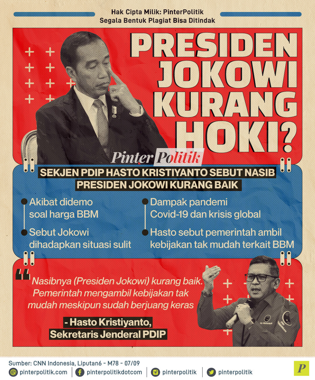 Presiden Jokowi Kurang Hoki?