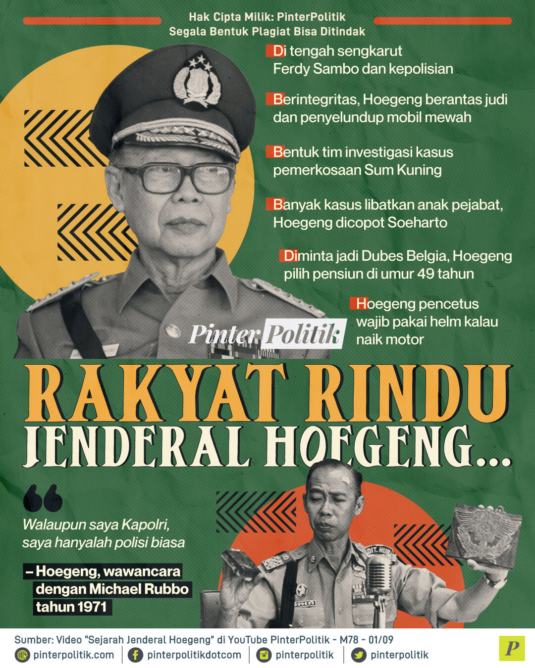 Rakyat Rindu Jenderal Hoegeng…