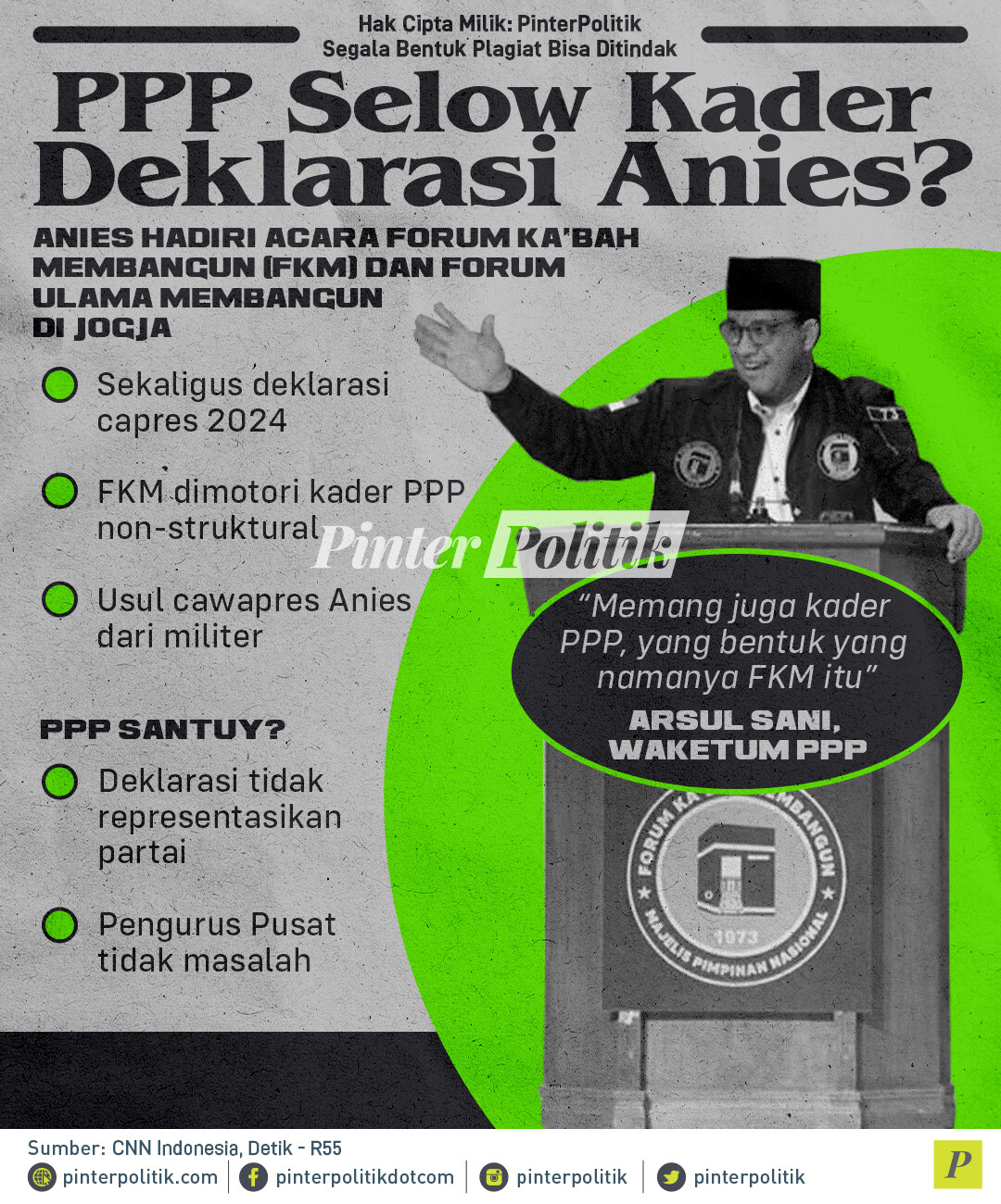 PPP Selow Kader Deklarasi Anies?