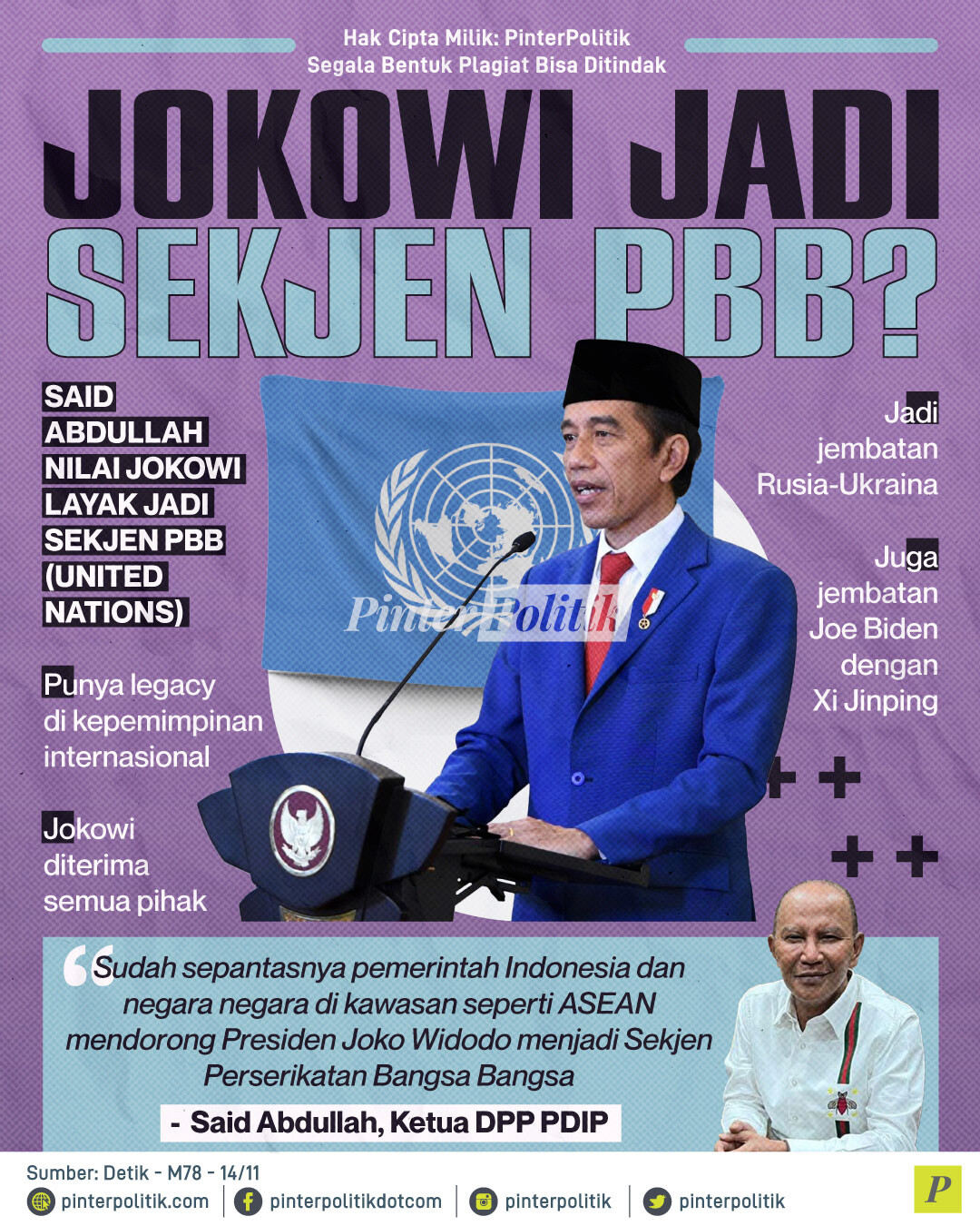 Jokowi Jadi Sekjen PBB?