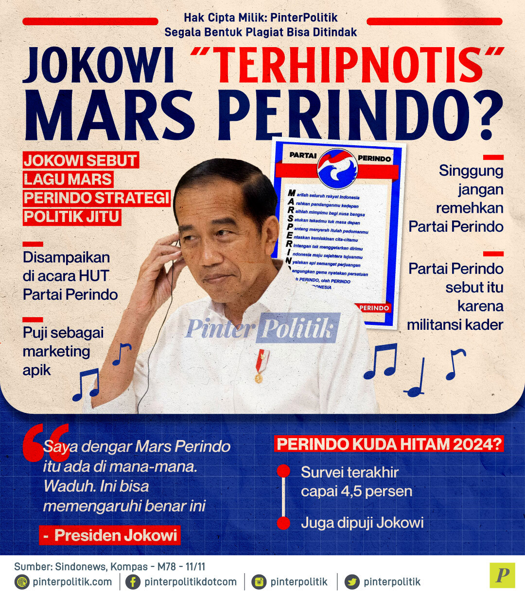 Jokowi “Terhipnotis” Mars Perindo?