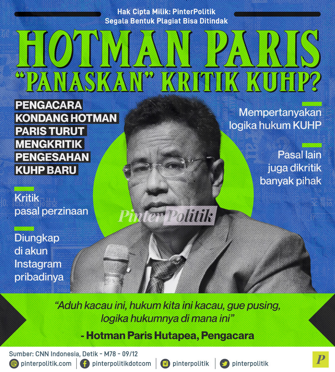 Hotman Paris “Panaskan” Kritik KUHP?