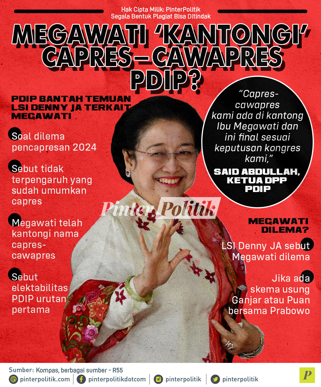 Megawati ‘Kantongi’ Capres-cawapres PDIP?