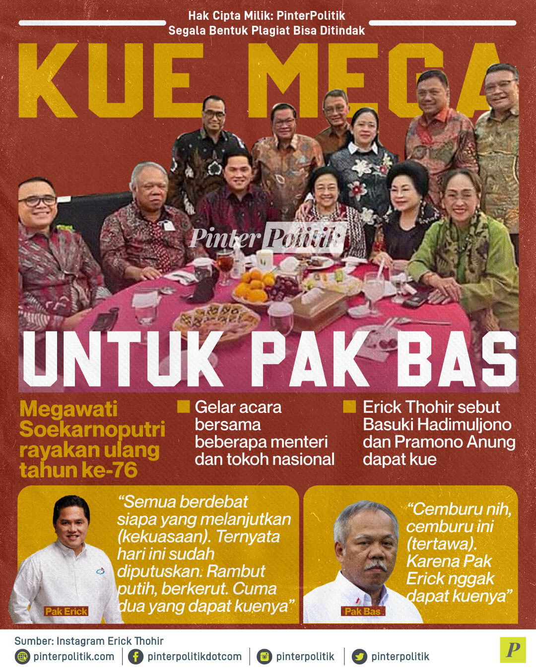 Kue Mega Untuk Pak Bas