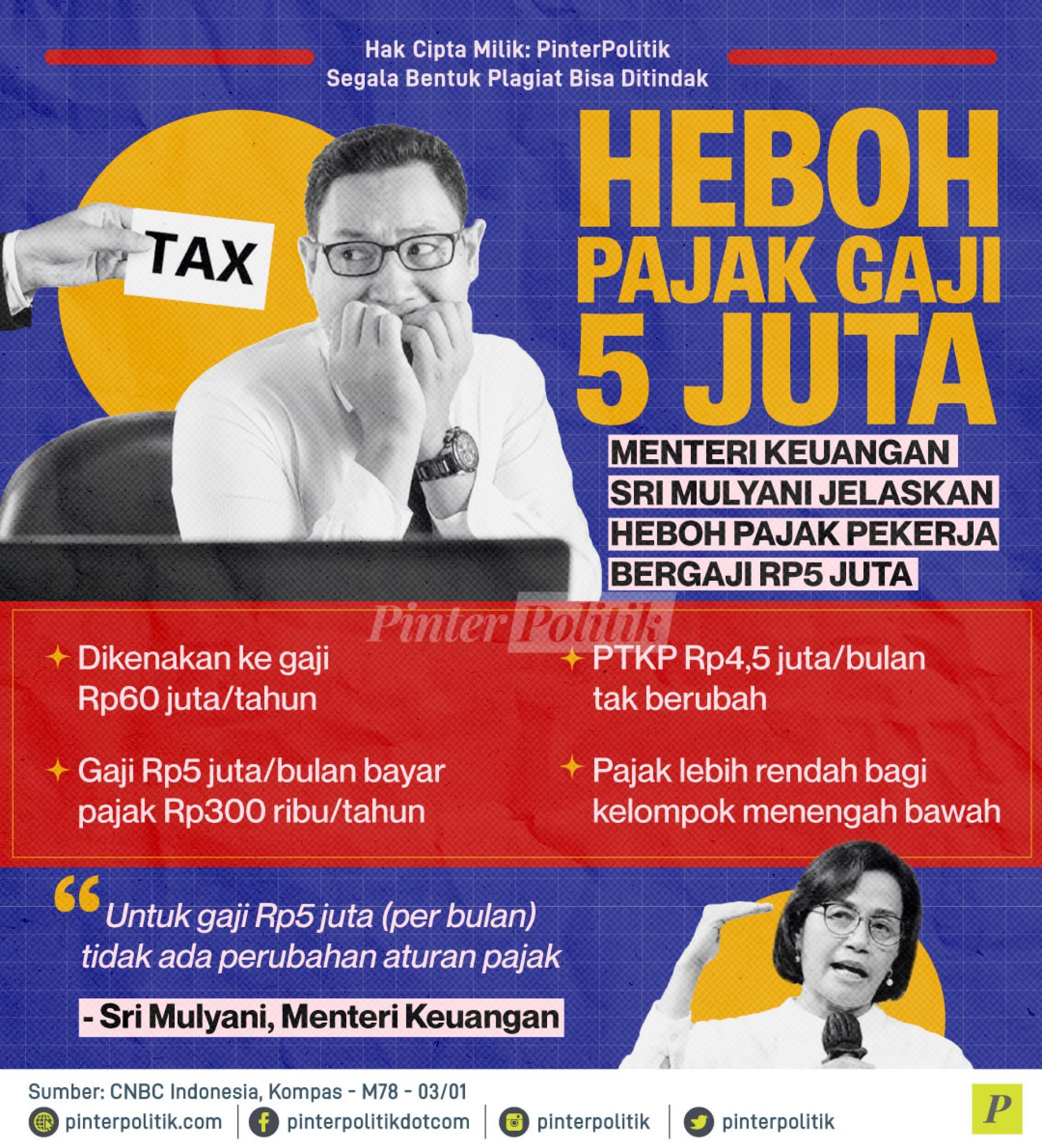 Heboh Pajak Gaji 5 Juta