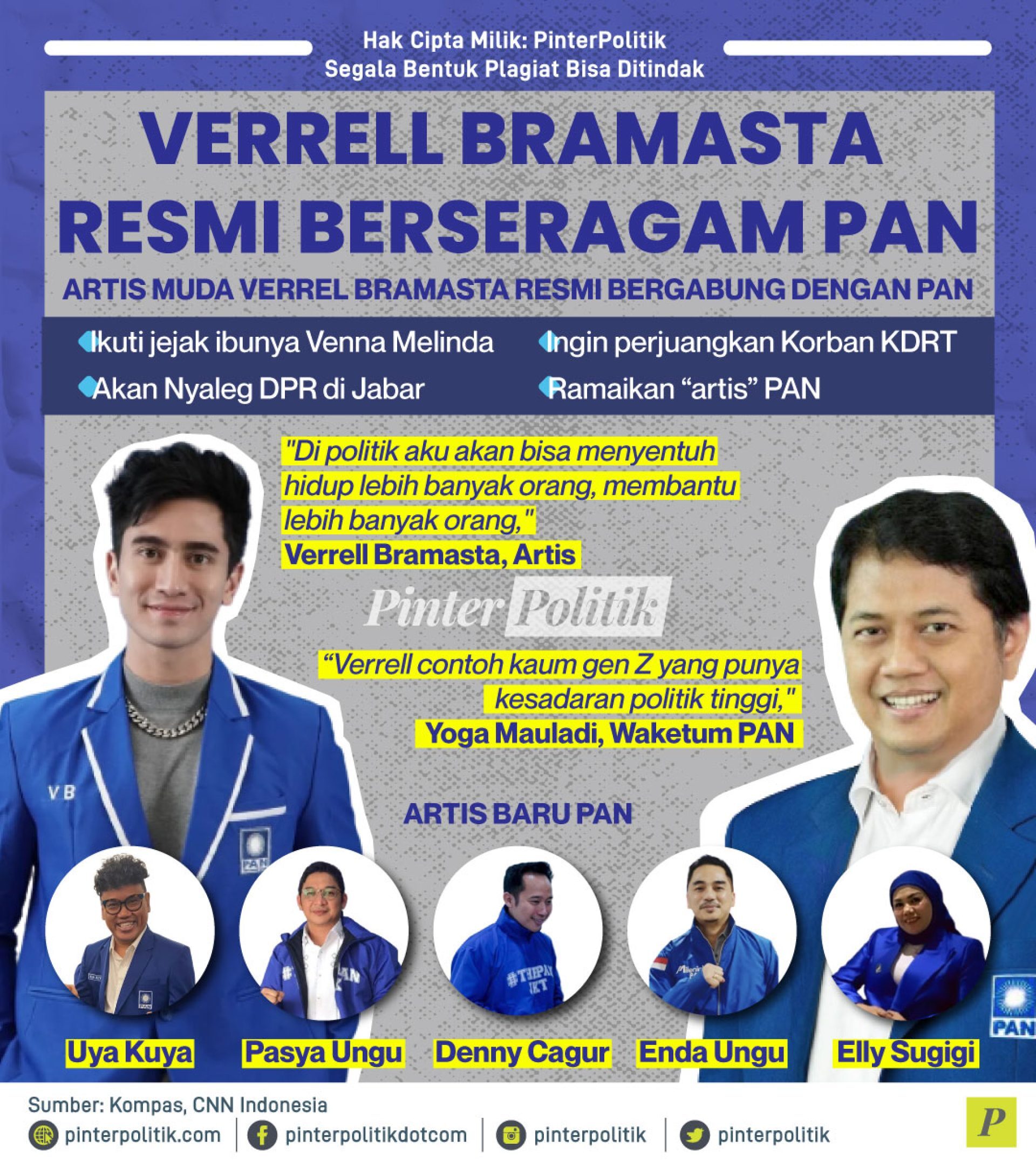 Verrell Bramasta Resmi Berseragam PAN