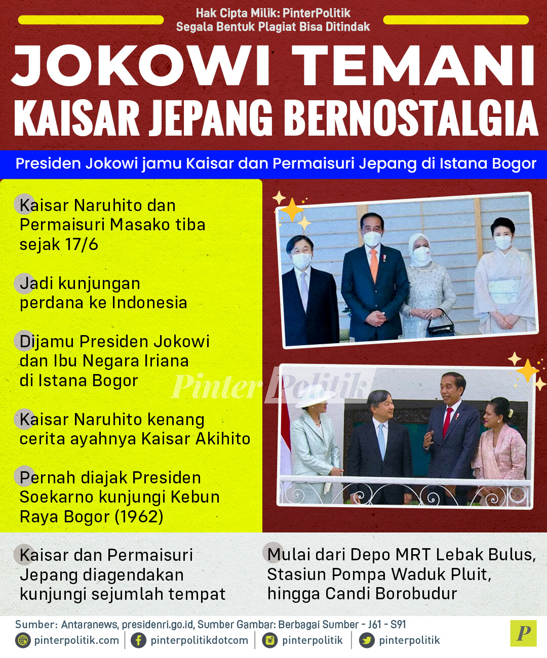 Jokowi Temani Kaisar Jepang Bernostalgia