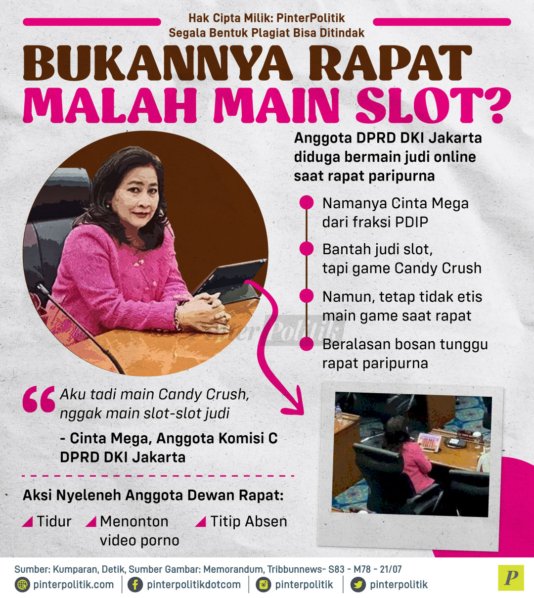 Bukannya Rapat Malah Main Slot?