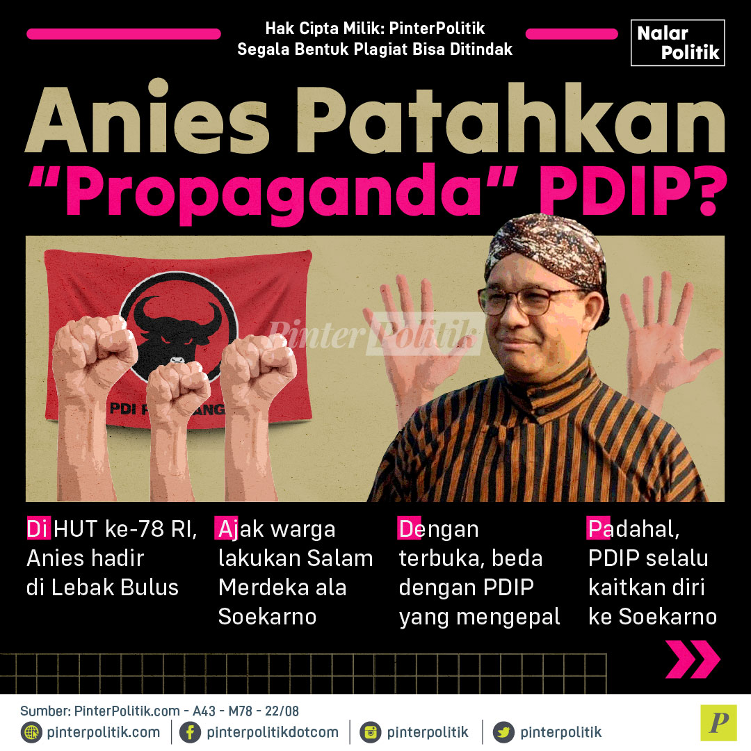 Anies Patahkan “Propaganda” PDIP?