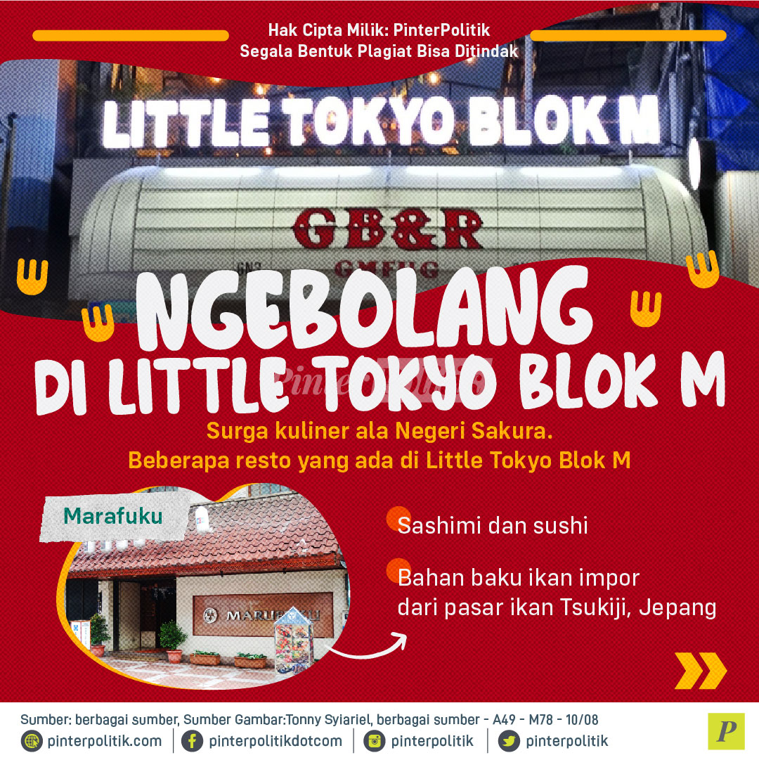 Ngebolang di Little Tokyo Blok M