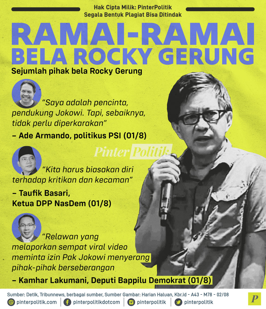 Ramai-ramai Bela Rocky Gerung