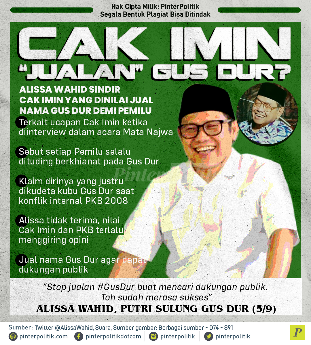 Cak Imin “Jualan” Gus Dur?