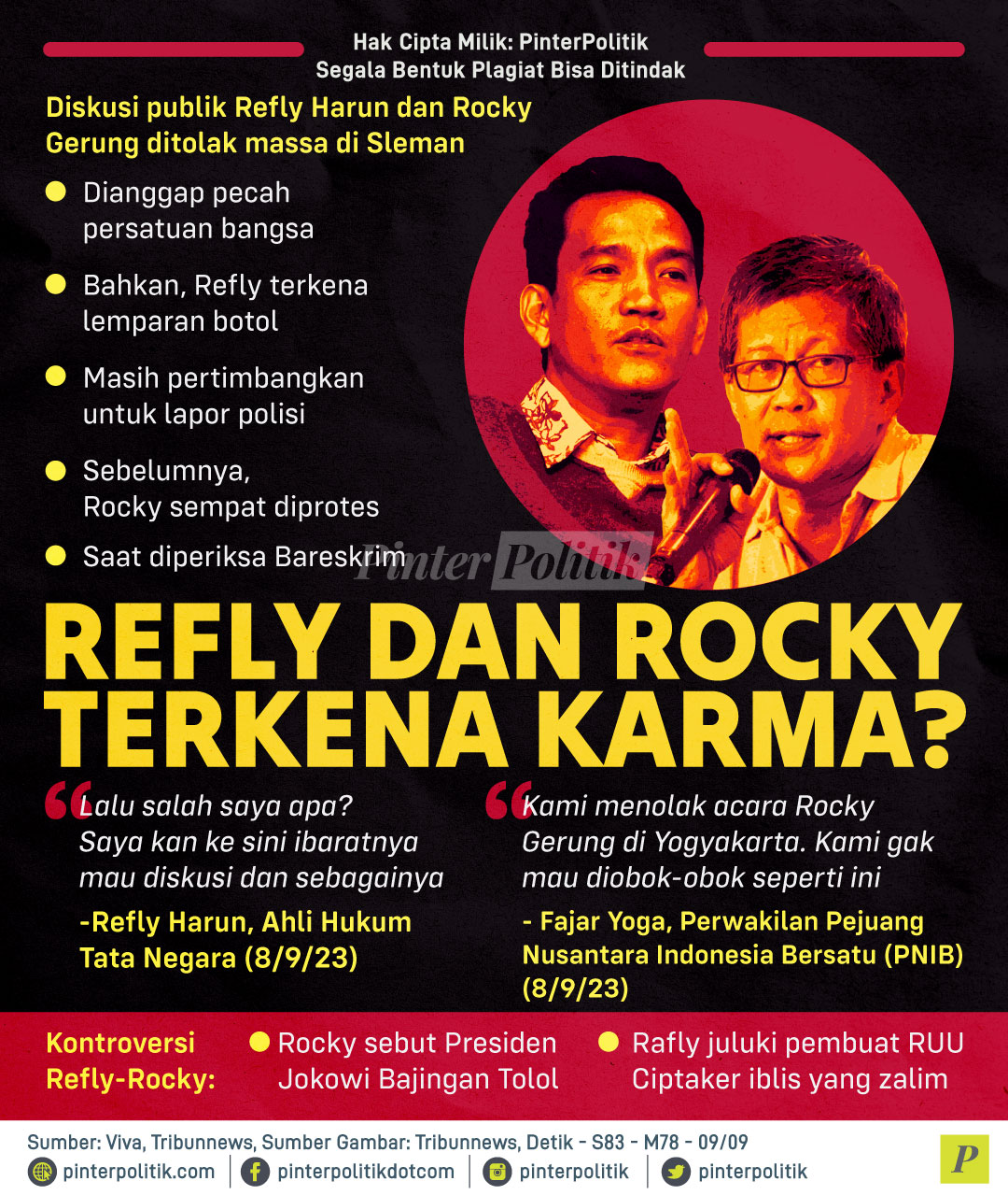 Refly dan Rocky Terkena Karma?
