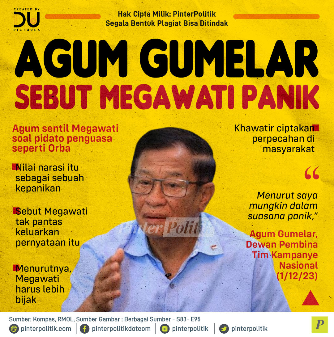 Agum Gumelar Sebut Megawati Panik