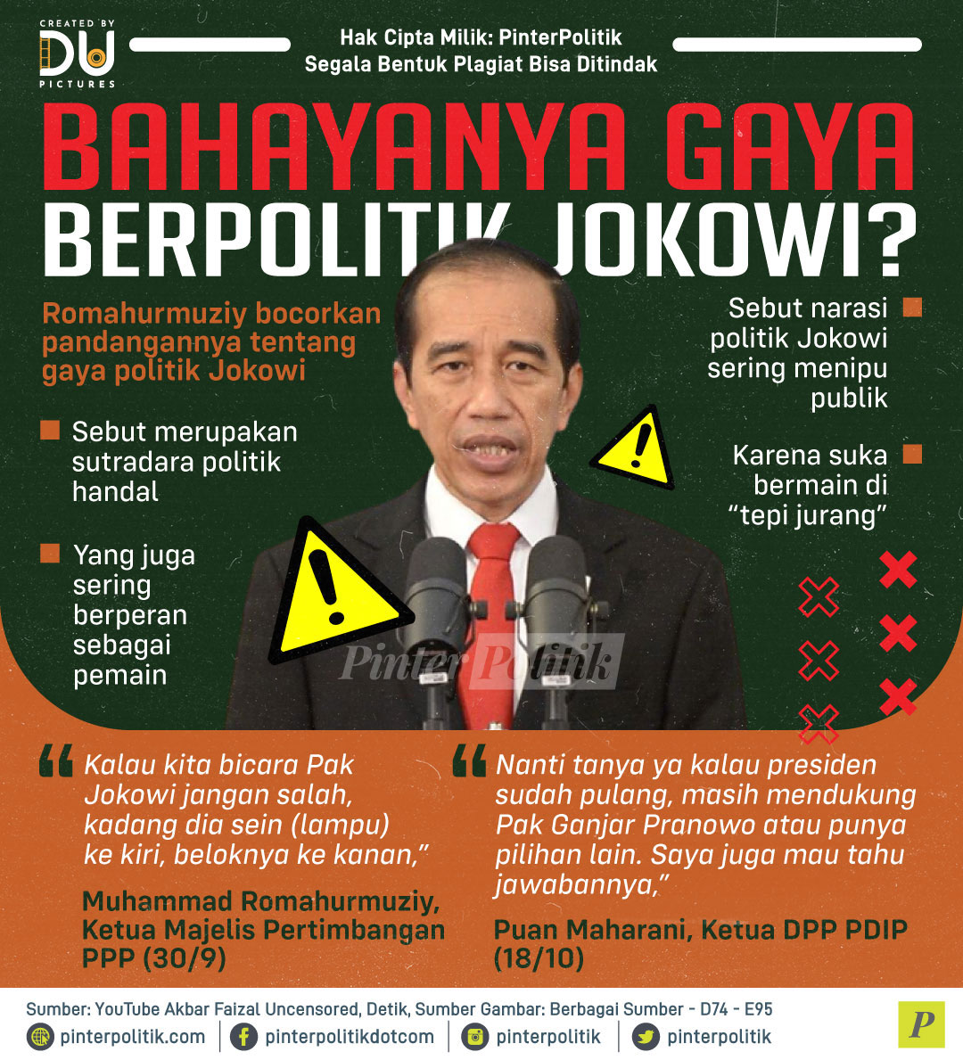 Bahayanya Gaya Berpolitik Jokowi?