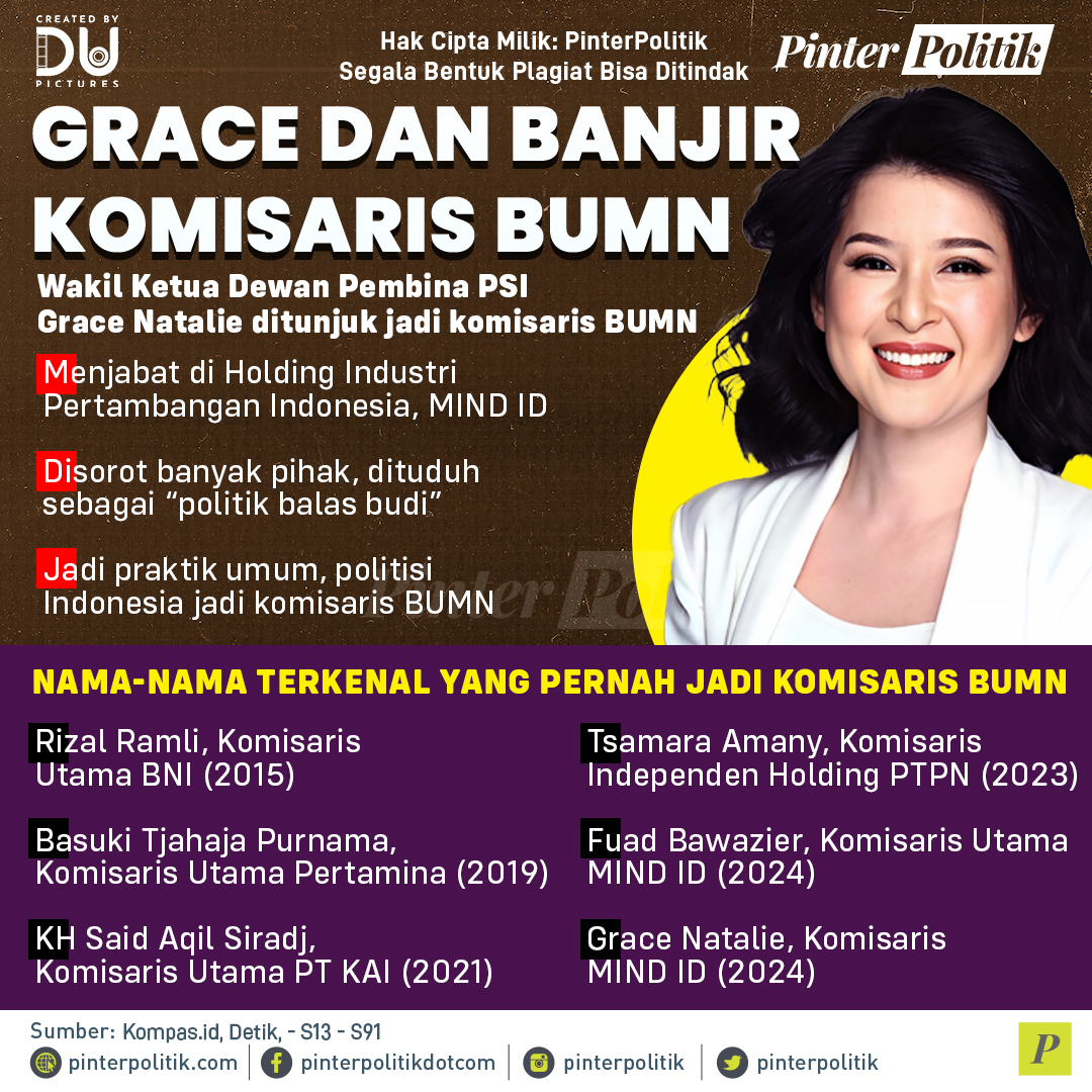 Grace dan Banjir Komisaris BUMN