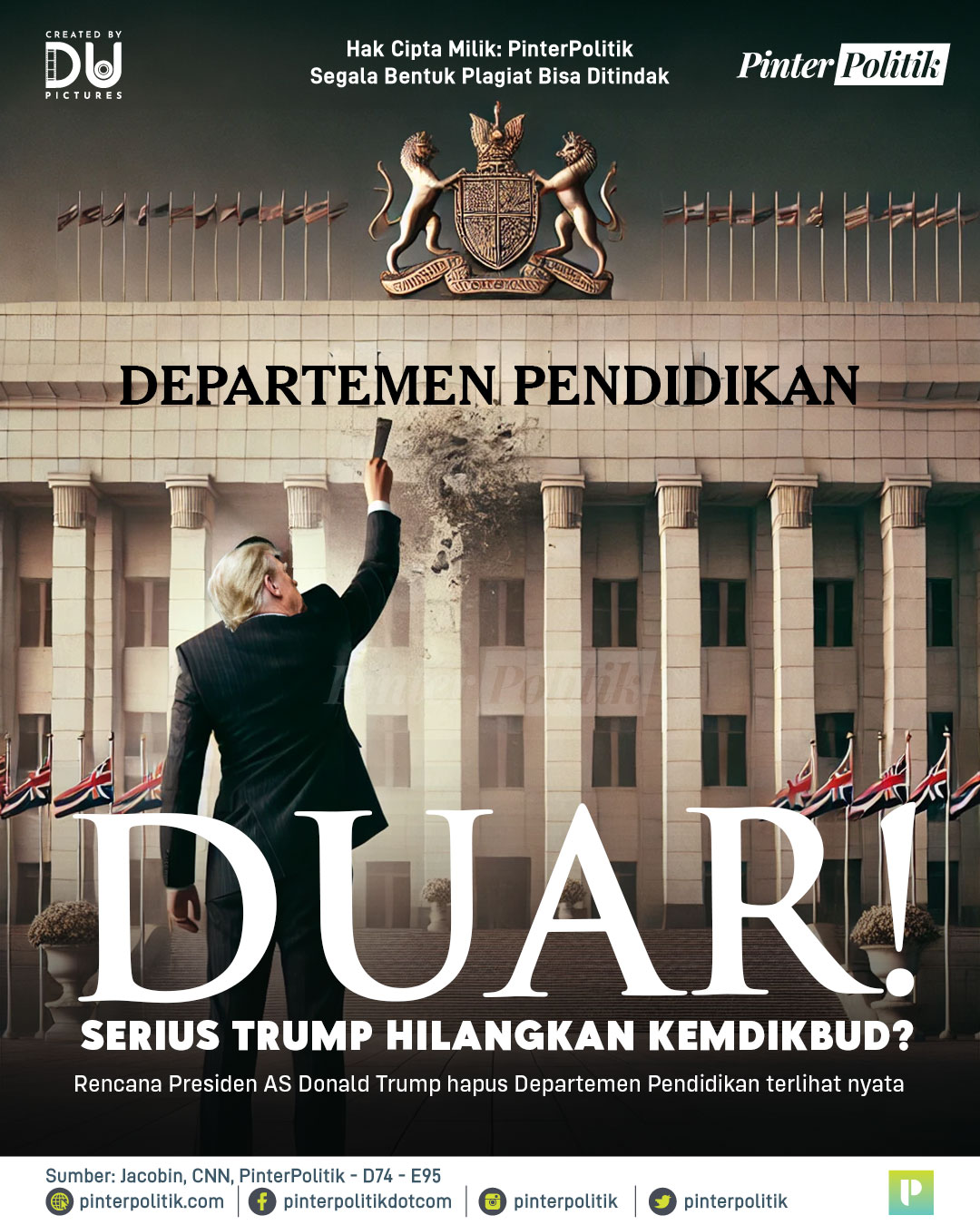 Duar! Serius Trump Hilangkan Kemdikbud?