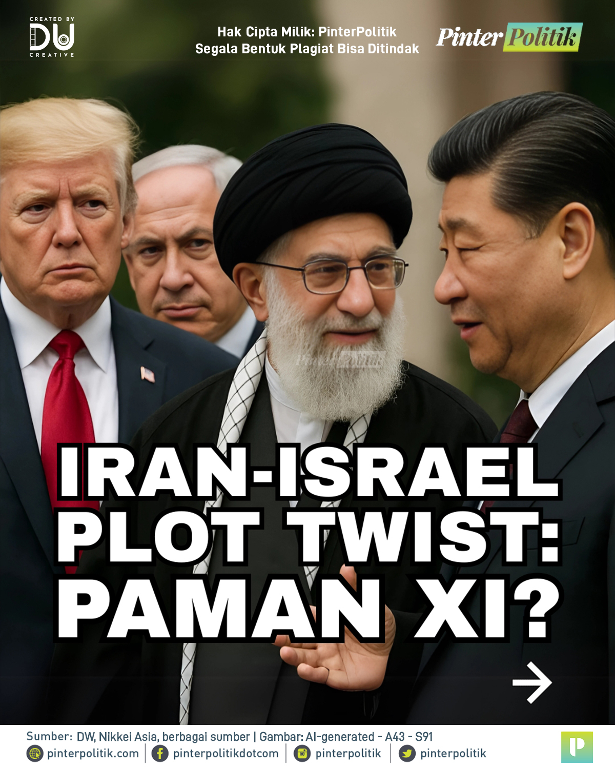 Iran-Israel Plot Twist: Paman Xi?