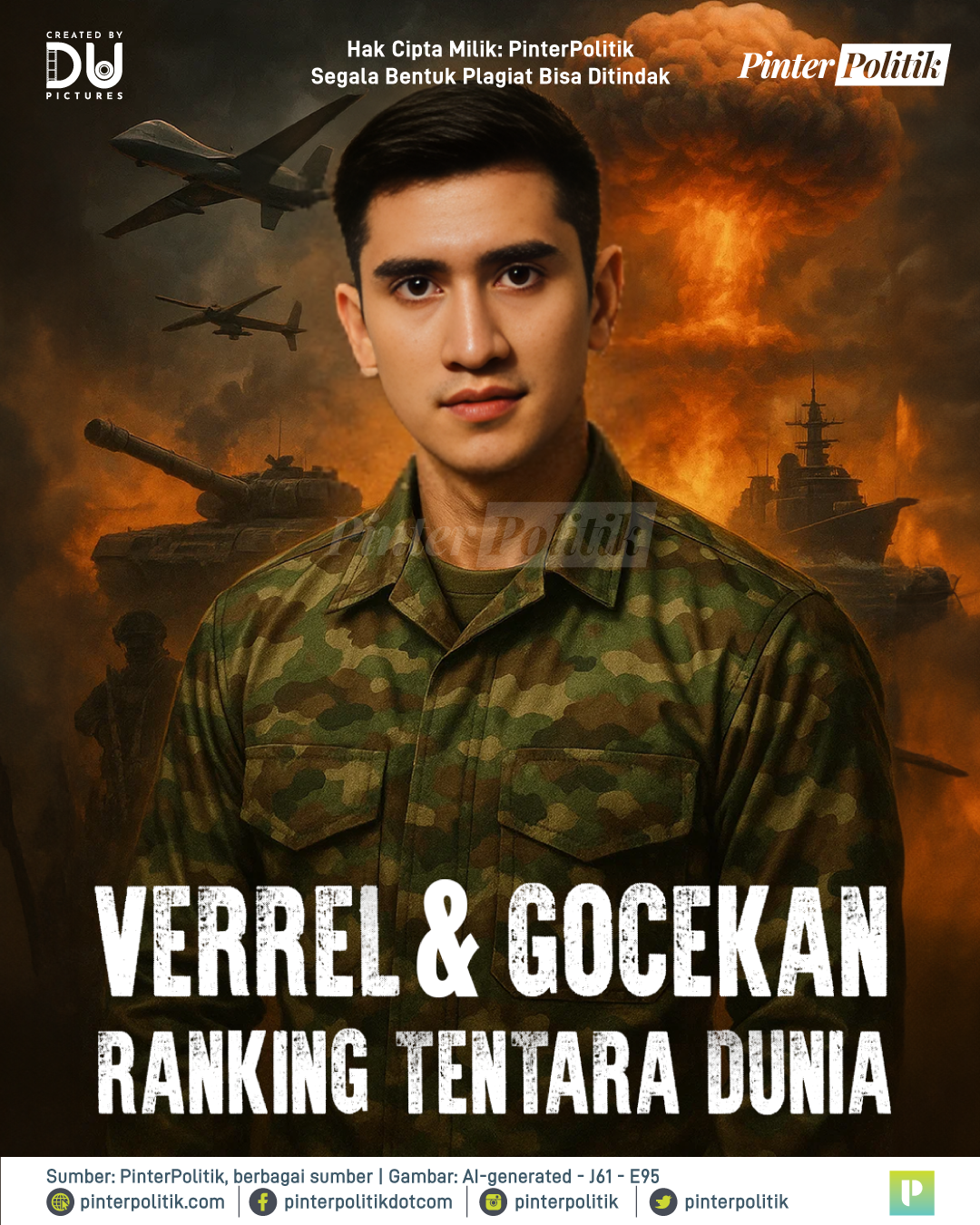 Verrel & Gocekan Ranking Tentara Dunia