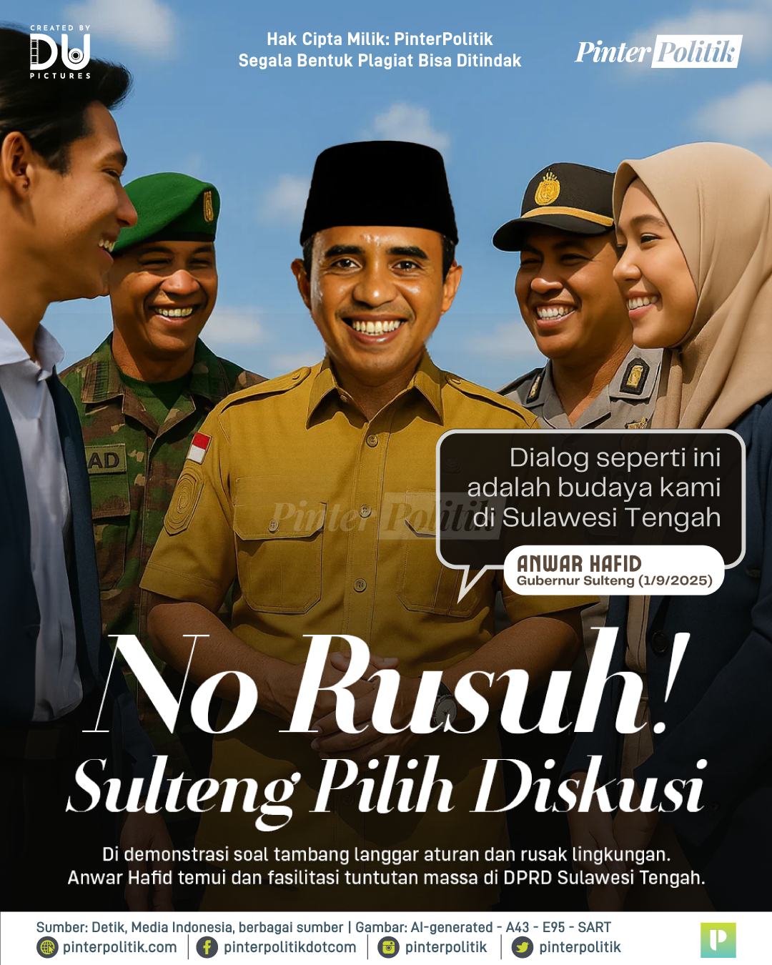 No Rusuh! Sulteng Pilih Diskusi