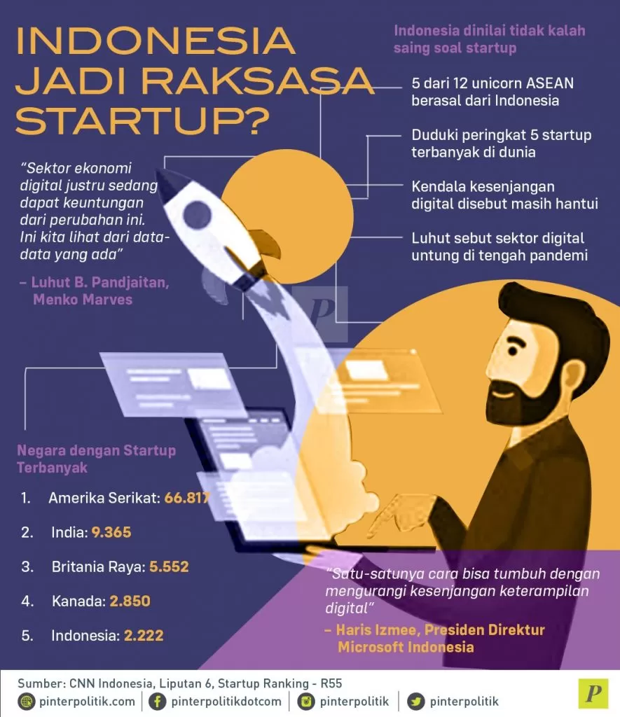 Indonesia Jadi Raksasa Startup?