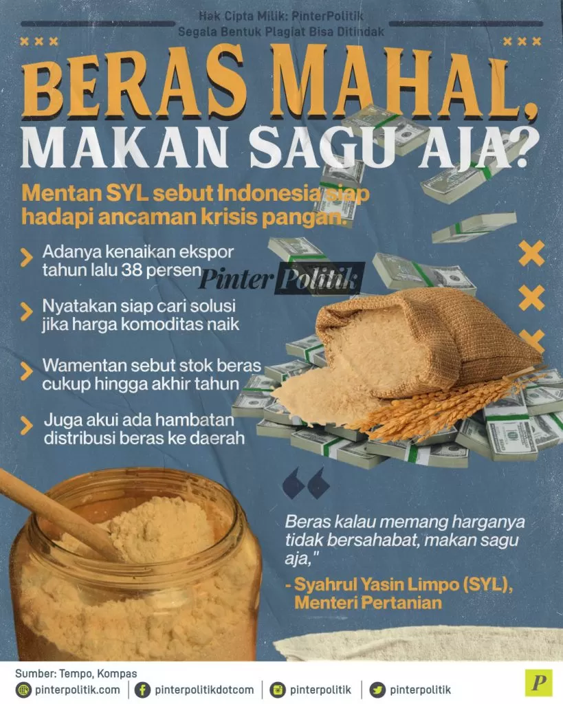 Beras Mahal, Makan Sagu Aja?