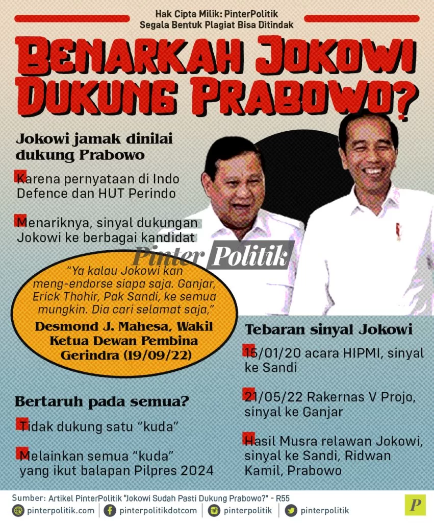 Prabowo Perlu Waspadai Sanjungan Jokowi? - PinterPolitik.com