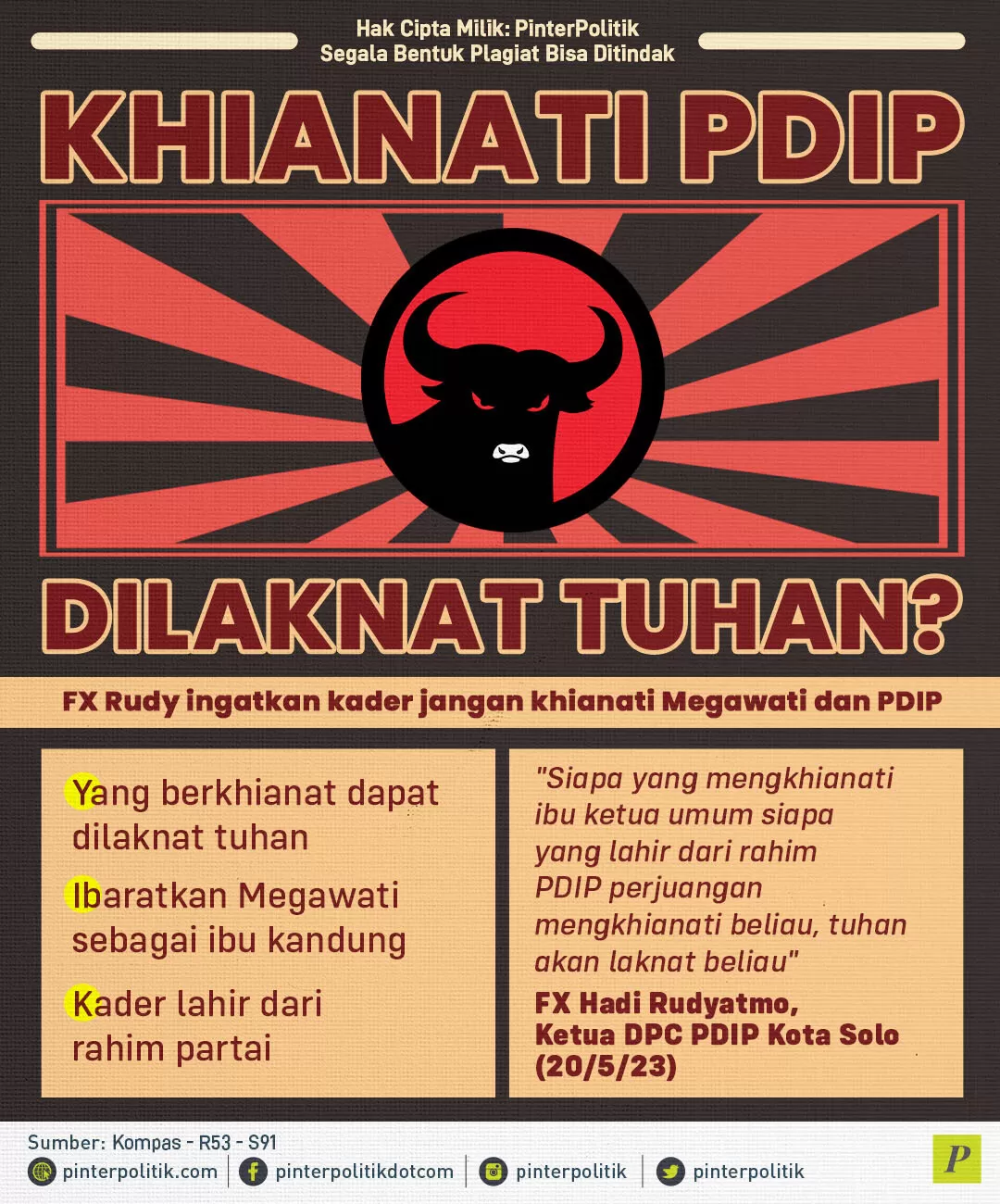 Khianati PDIP Dilaknat Tuhan?