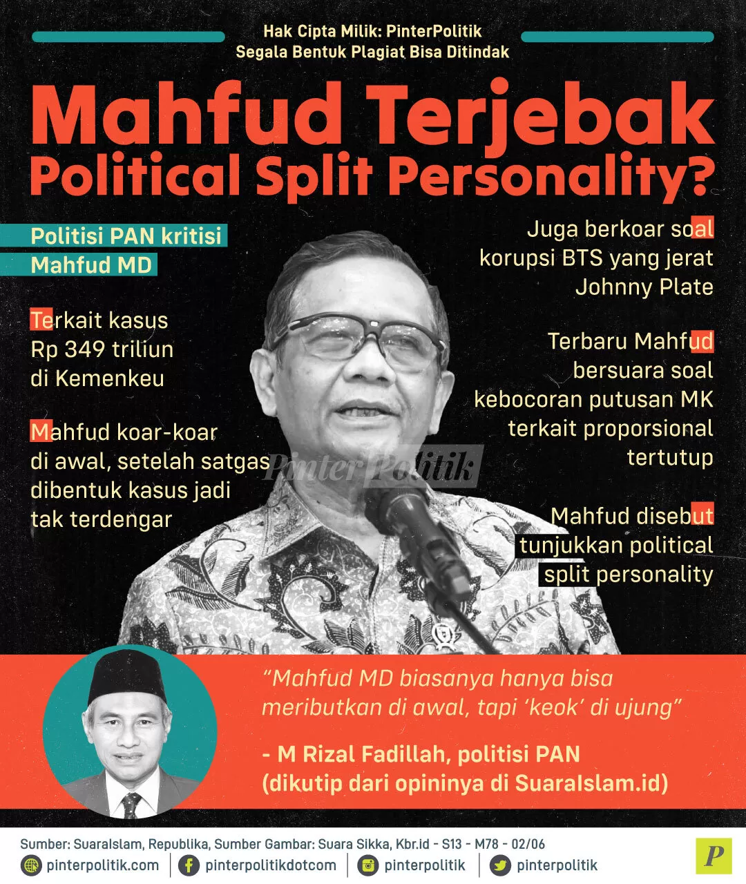 Mahfud Terjebak Political Split Personality?