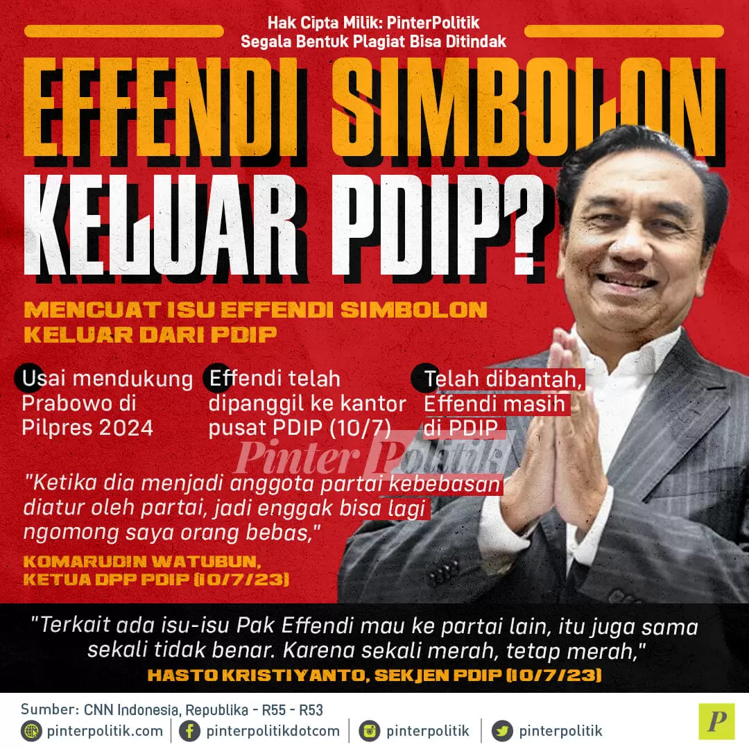 Effendi Simbolon Keluar PDIP?