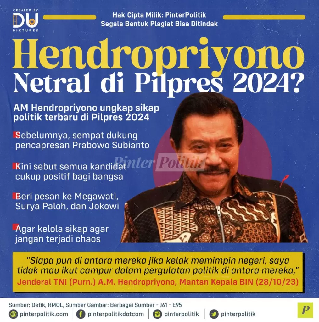 Hendropriyono Netral di Pilpres 2024?